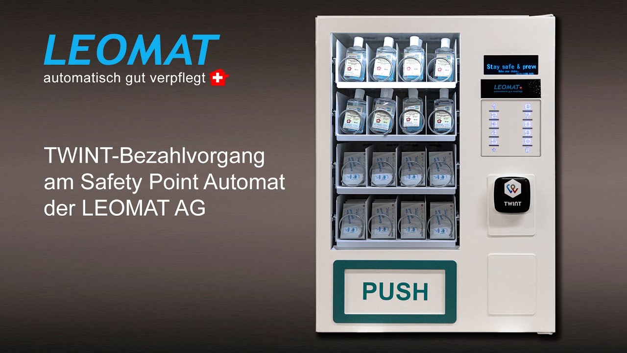LEOMAT AG - Safety Point Bezahlvorgang mit TWINT - YouTube