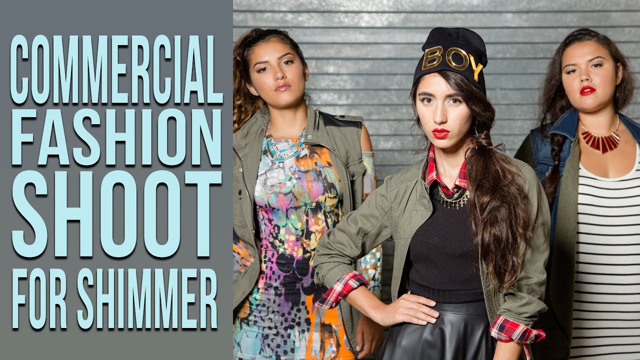 Commercial Photography Modeling Clothes at a Park | Shimmer Fashion ...