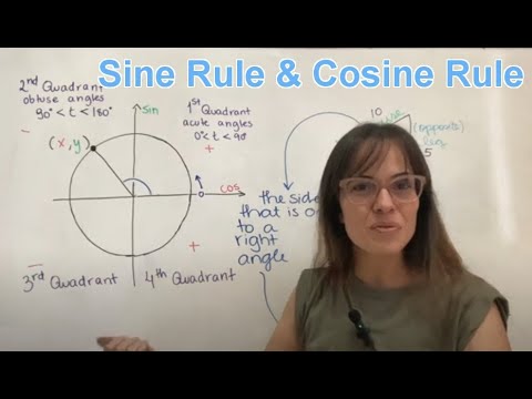 Sine Rule, Cosine Rule, and formulas in general - YouTube