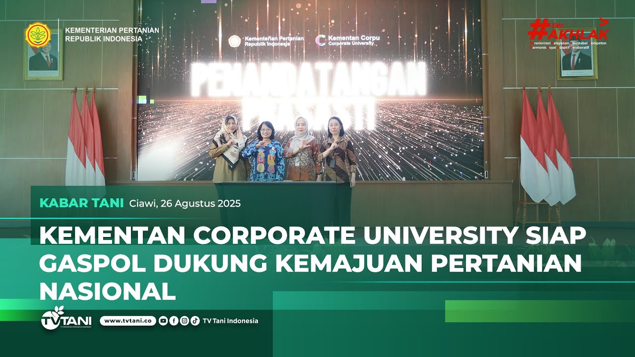 Dorong Kompetensi ASN Pertanian Melalui Kementan Corpu - YouTube