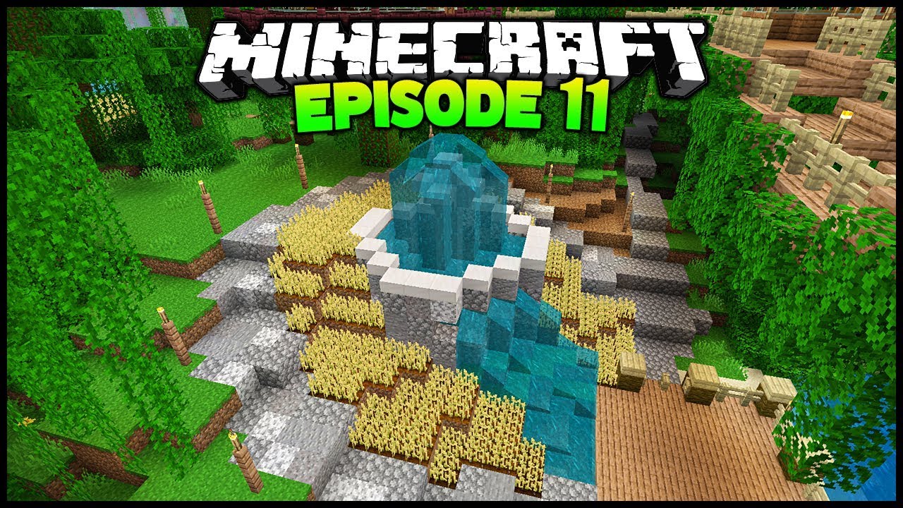 Minecraft: Pathways & Fountain - Episode 11 (Survival Let's Play 2 ...