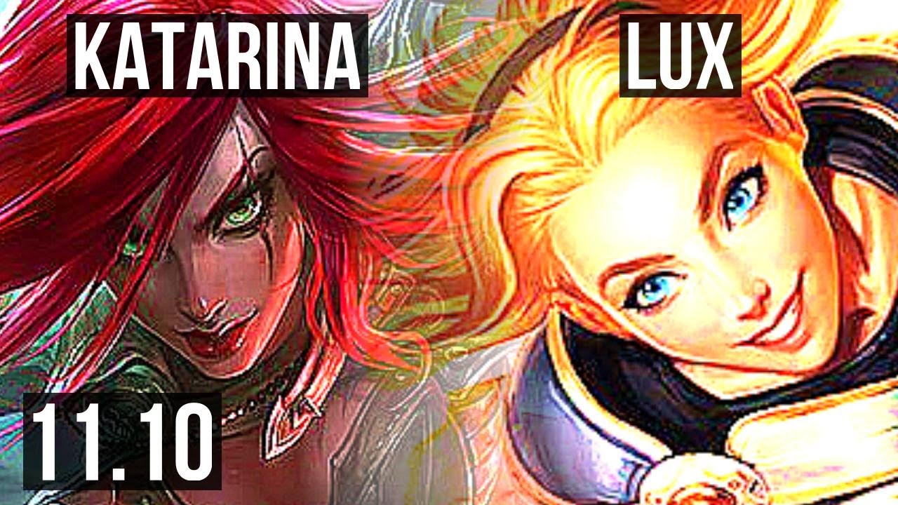 Katarina Vs Lux Mid Rank 1 Kata 2 0m Mastery 1400 Games