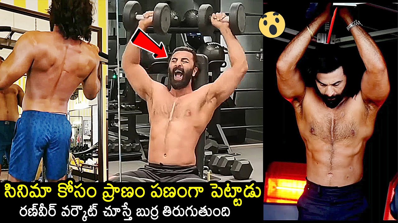 Ranbir Kapoor Body Transformation For Animal Movie | Ranbir Kapoor Gym ...
