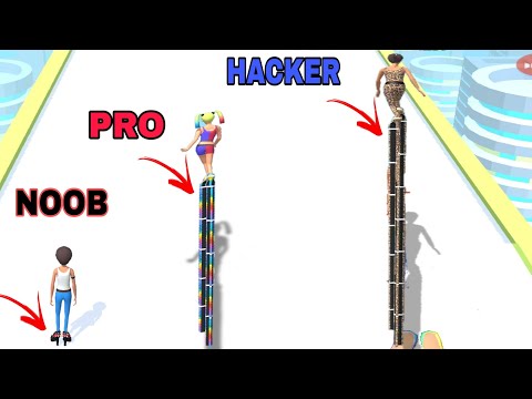 NOOB VS PRO VS HACKET-High Heels!