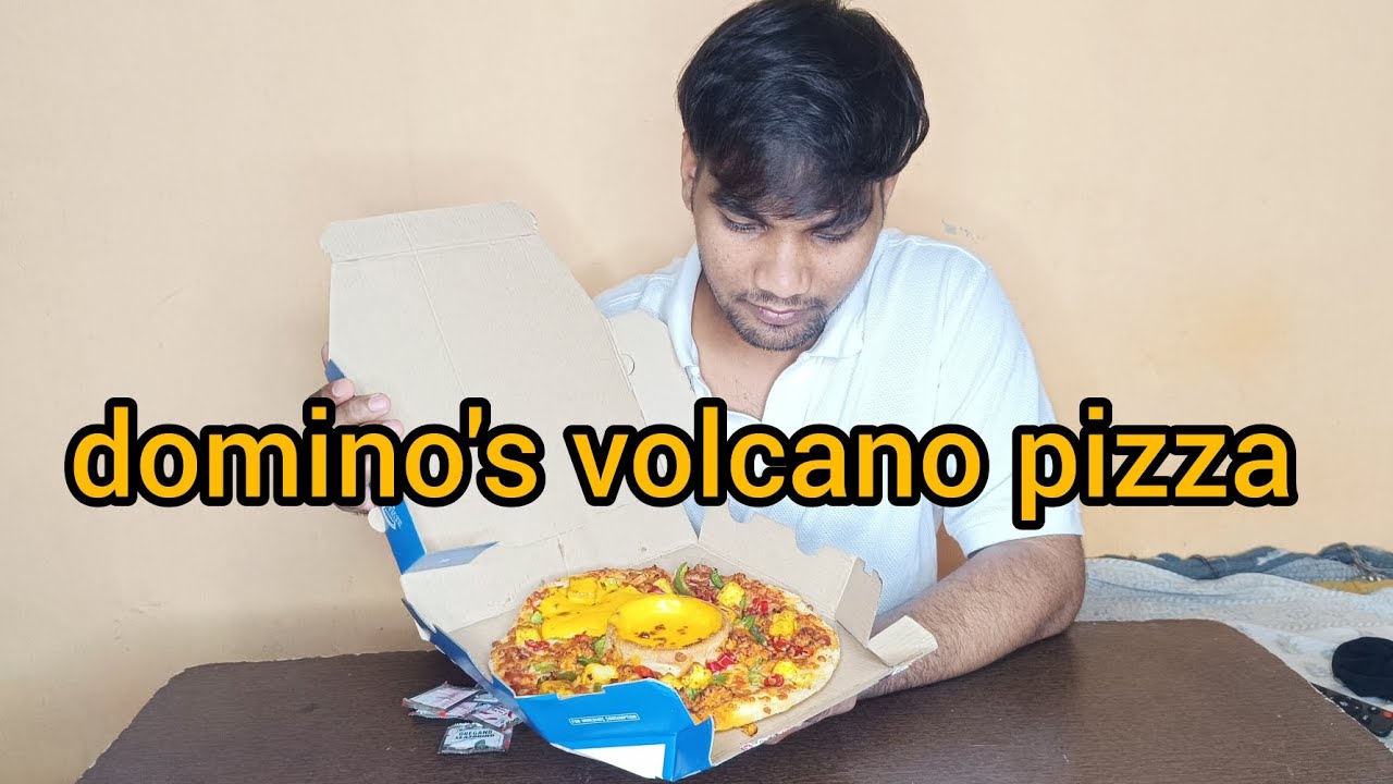 domino's volcano pizza @dominos - YouTube
