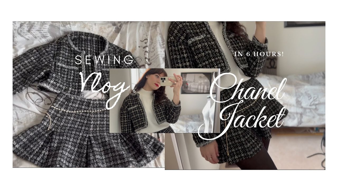 Making a Chanel Inspired Jacket in 6 Hours! - YouTube