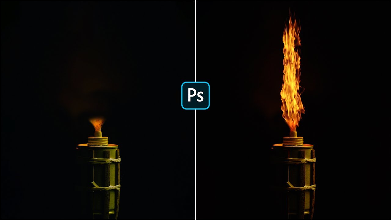 How to Create a Flame Effect in Photoshop 2022 - YouTube