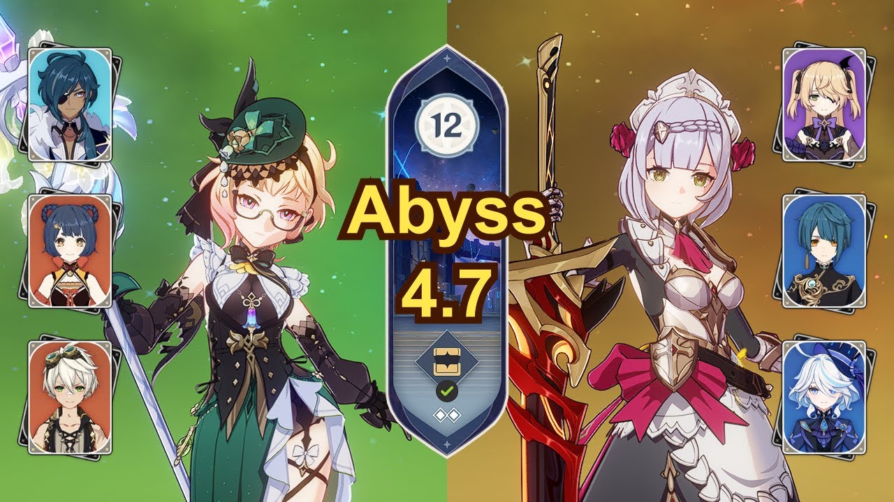 Burn-Melt Emilie | Noelle | Spiral Abyss 4.7 | Genshin Impact - YouTube