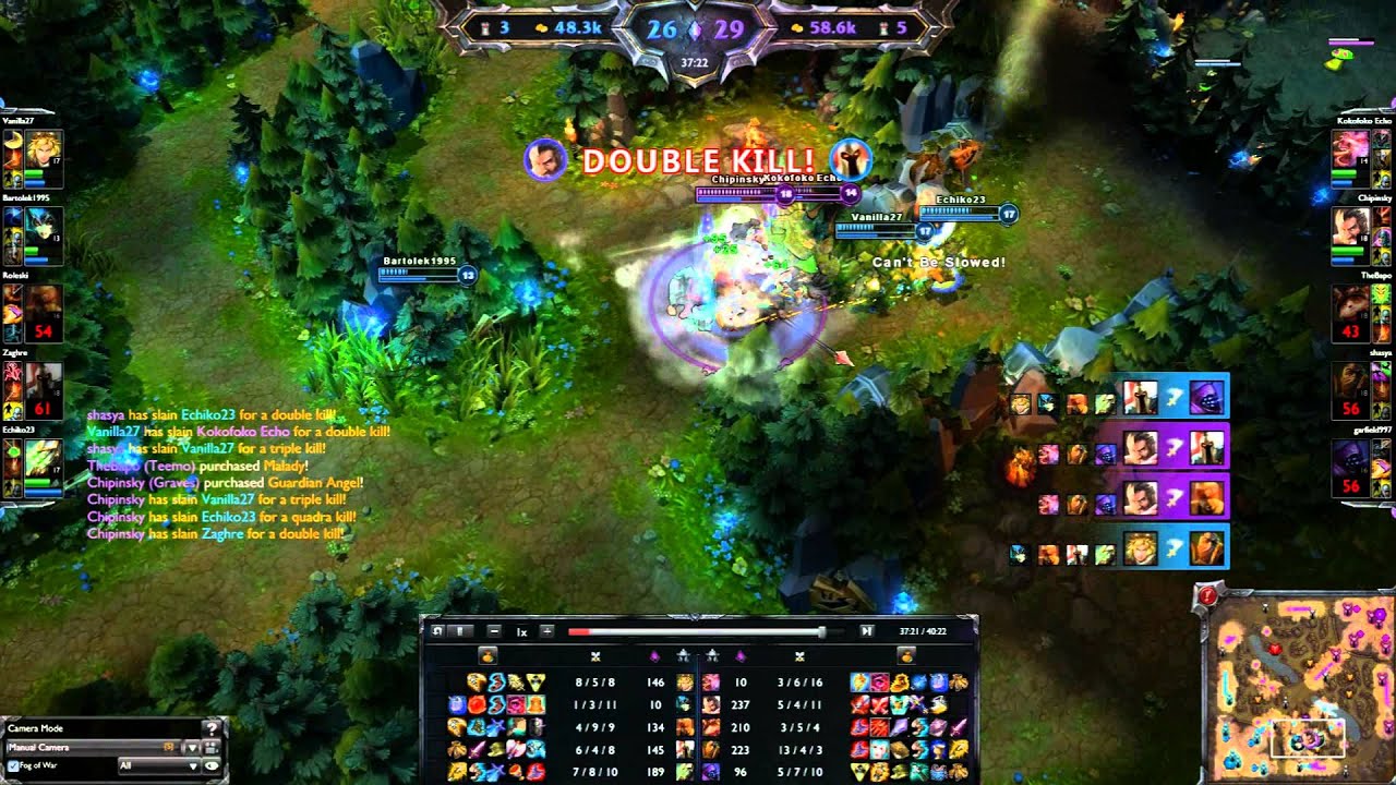 Alistar and Graves get a Pentakill - League of Legends (HD 1080p ...