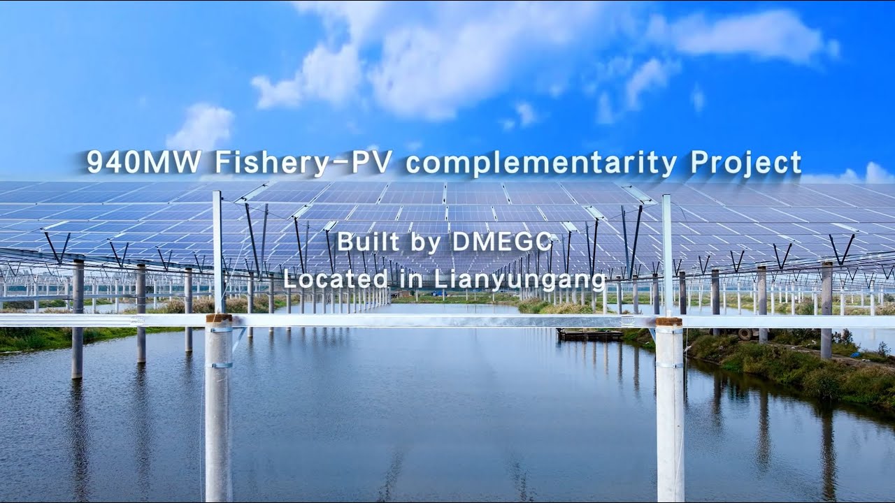 DMEGC 940MW Fishery PV complementarity Project - YouTube
