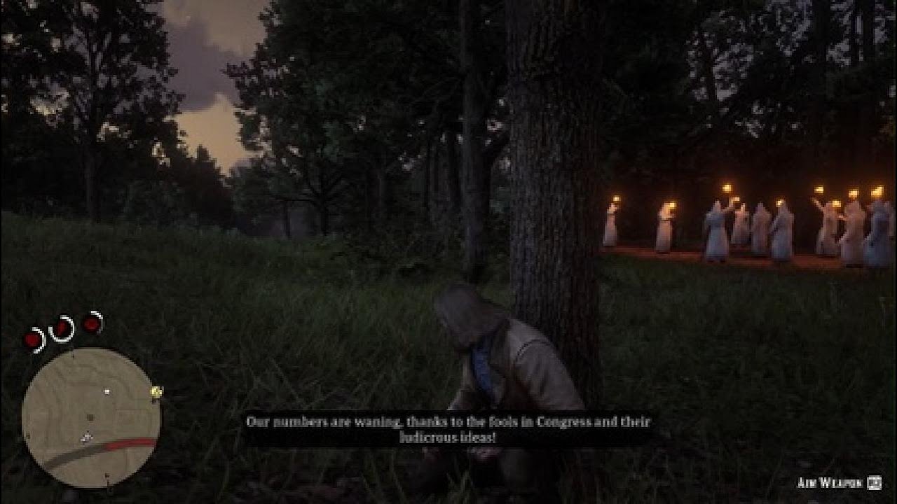 Meeting the KKK in Rdr2 - YouTube