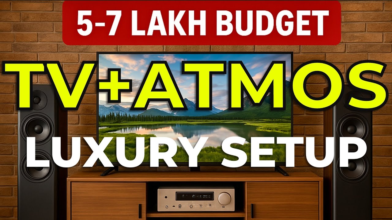 Best AV Setup for Living Room | TV, AVR, Amplifier, speakers all in 5-7 ...