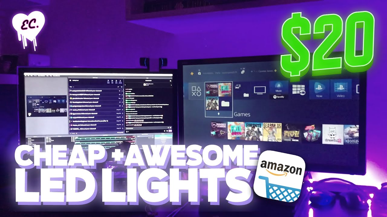 Cheap + Amazing LED Multi-Color Lighting Kit, Super long! | Gaming ...