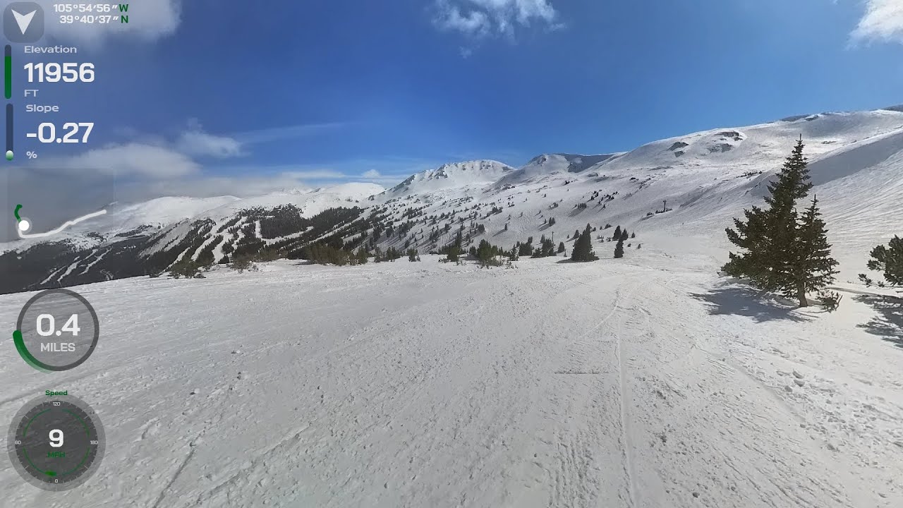 Loveland Ski Area Lift 4 Apollo, Creek Trail, Tango Rd - YouTube