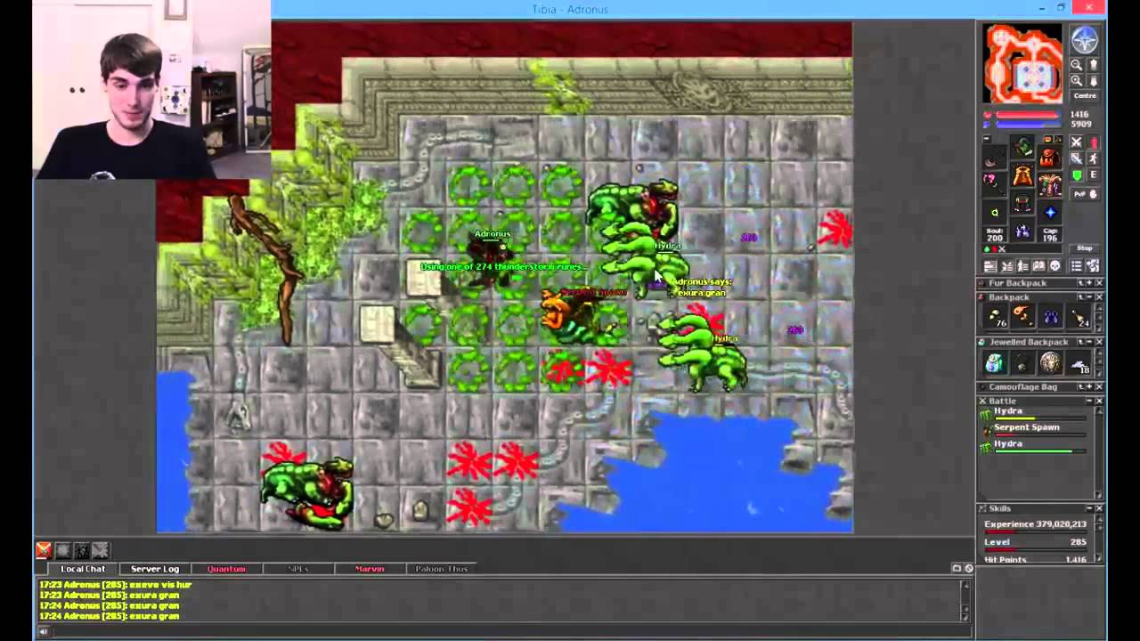 Tibia Twitch #14 - Banuta and Double EXP - YouTube