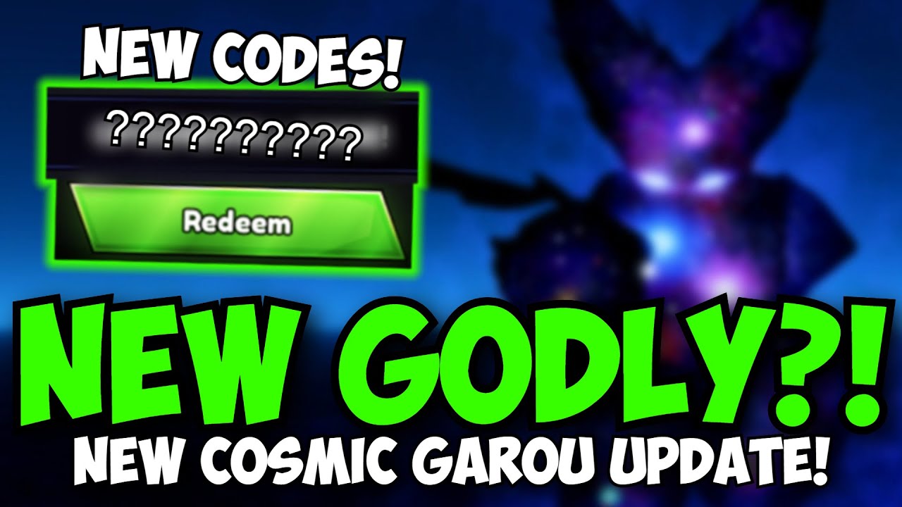 [NEW CODES] New GODLY/Ultimate COSMIC GAROU LOOKS INSANE! Anime Last ...