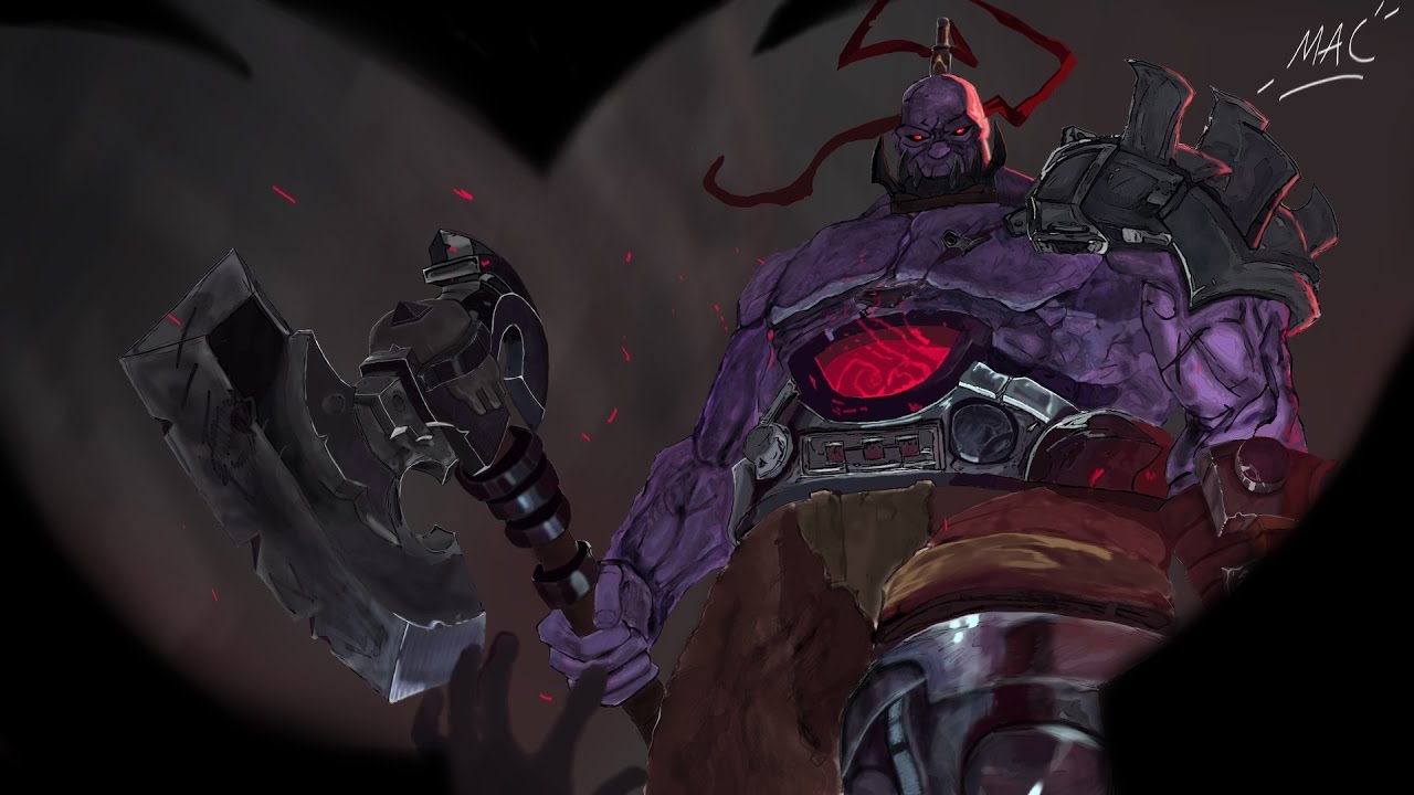Speed Painting Sion - League of Legends - YouTube
