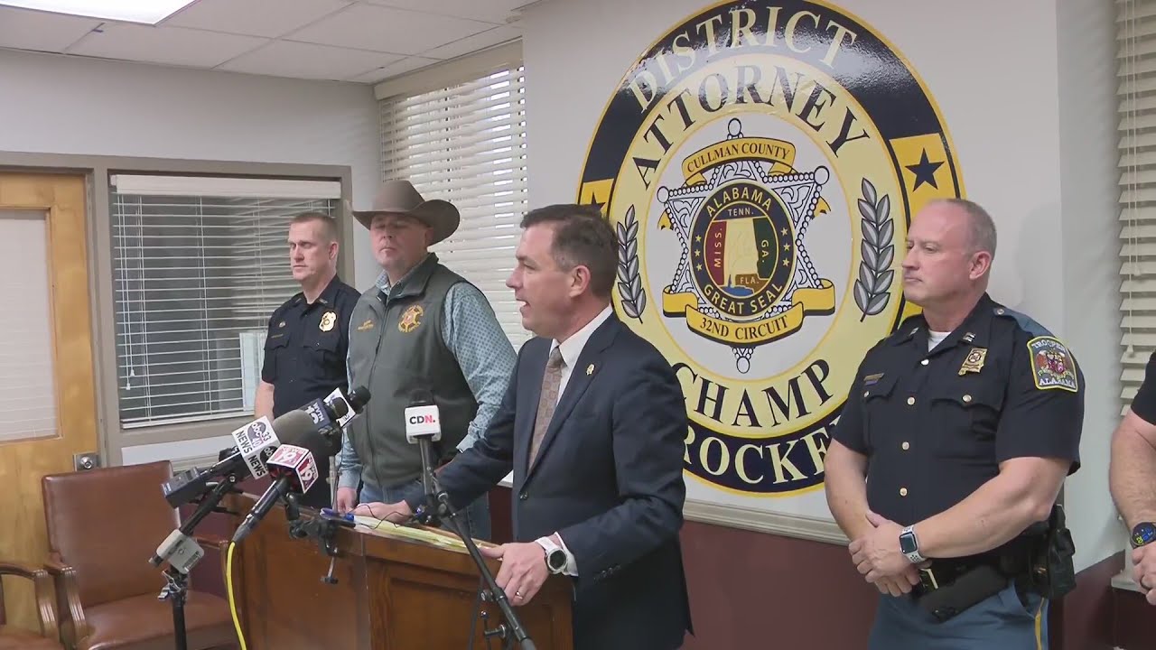 Cullman County Sheriff News Conference | Dec. 9, 2024 | News 19 - YouTube