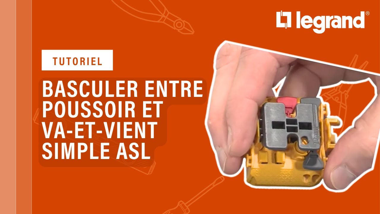 Basculer entre poussoir et va-et-vient sur les commandes simples ASL ...