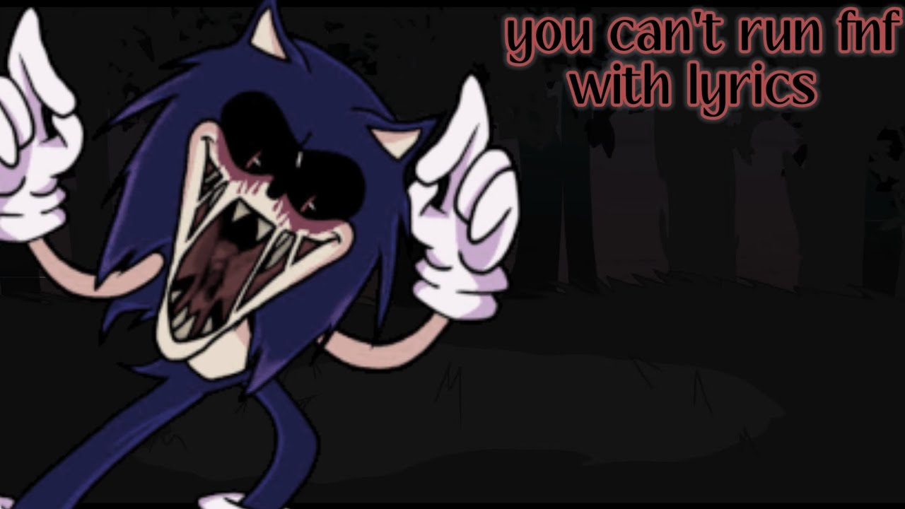 you can't run fnf with lyrics remastered V2 (vocals)/(ycr voice and bf ...