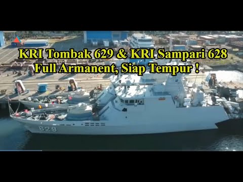 Setelah KRI Tombak 629, KRI Sampari 628 Juga Telah Dipasangi Meriam AU ...