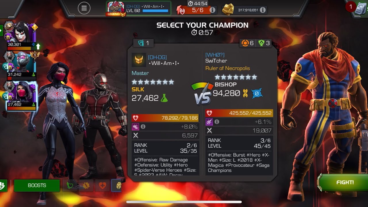 AW Offseason. Silk vs Bishop on Node 40 Burden of Might / High Energy ...