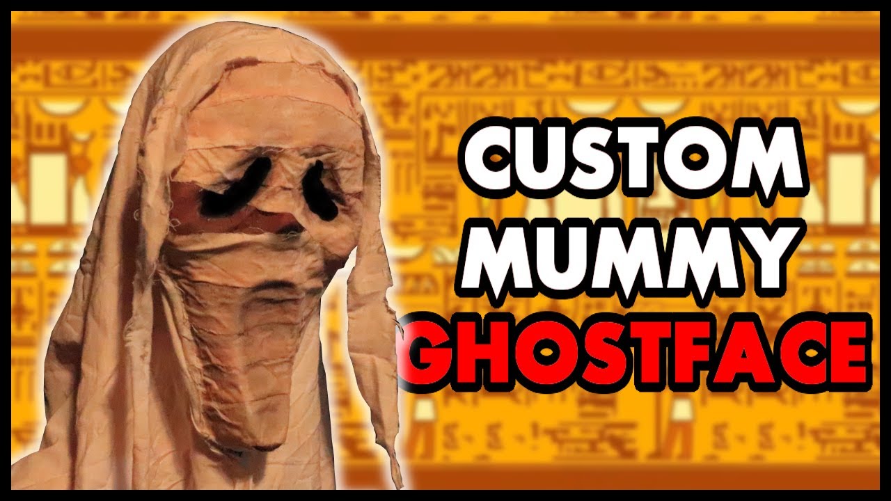 Custom Mummy Ghostface/Scream Mask - YouTube