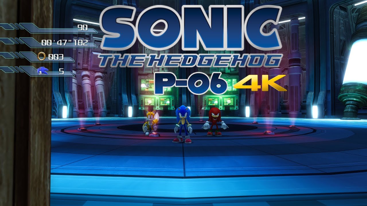 Sonic The Hedgehog P-06 4K 60FPS UHD Gameplay - YouTube