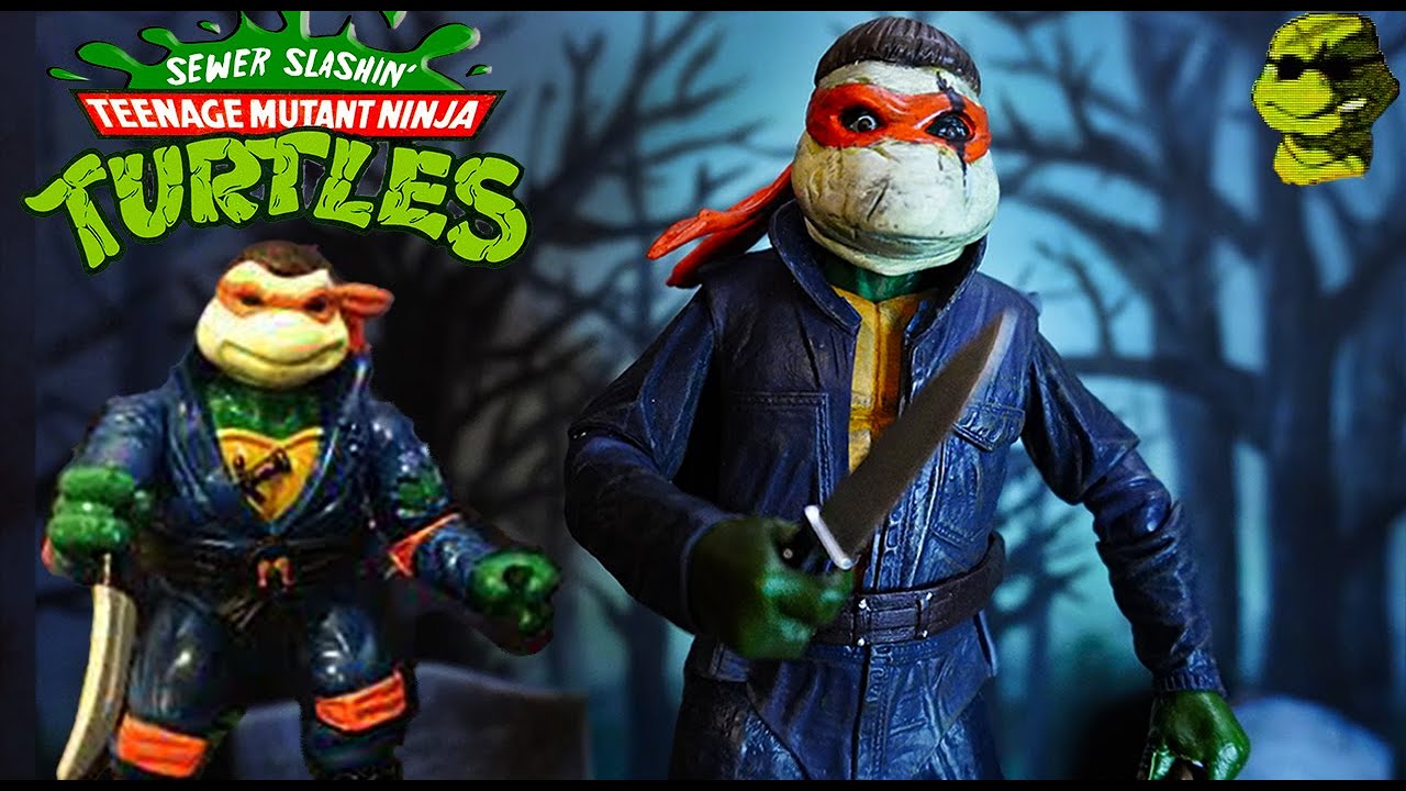 Making Mikey Myers TMNT Sewer Slasher Custom - YouTube