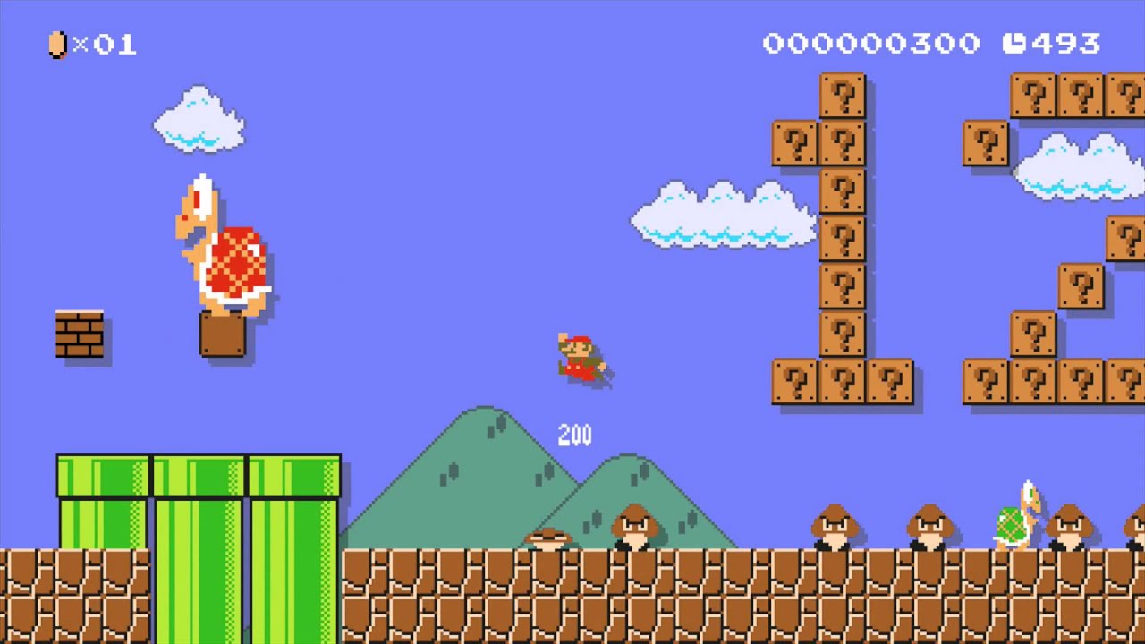 Super Mario Maker Playthrough Part 16 (EXTRA #1 - Checkpoints, Event ...
