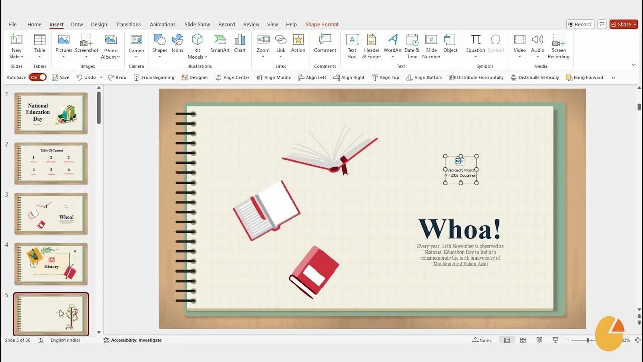 How to Insert a Word Document into PowerPoint - YouTube