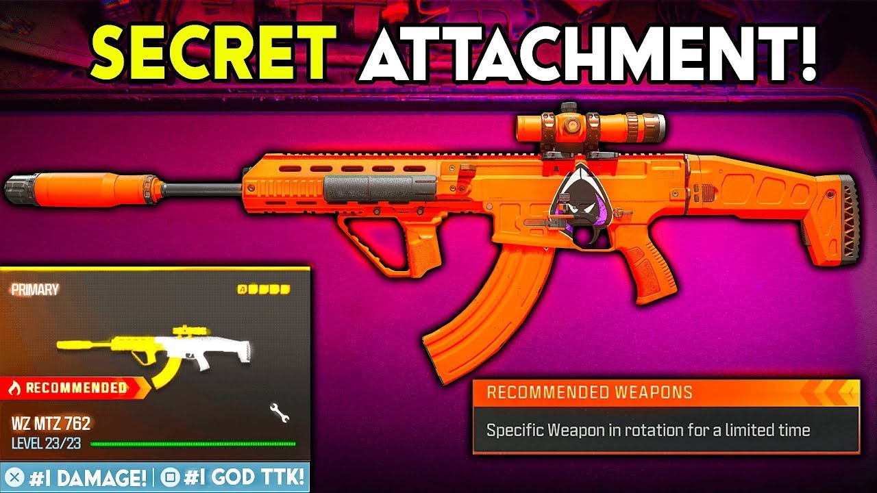 new SECRET *META* MTZ 762 after UPDATE in WARZONE 3! 😯 (Best MTZ 762 ...