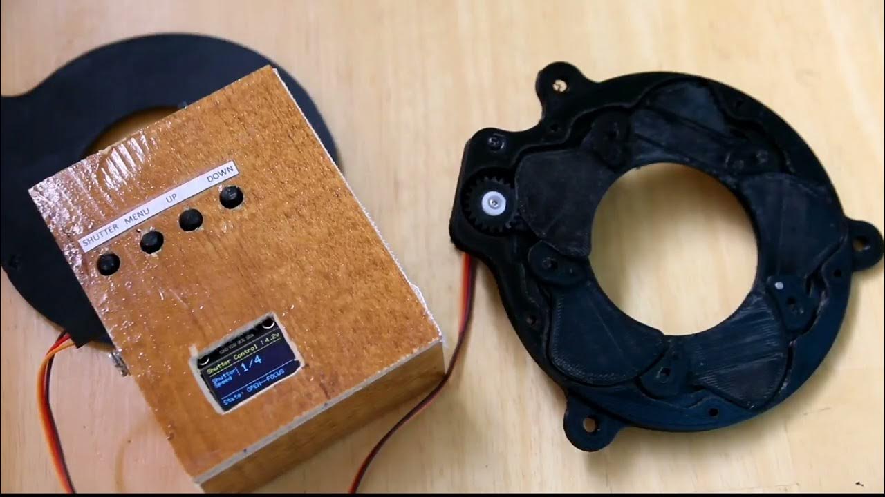 Making a 3d printed servo controlled large format leaf shutter - YouTube