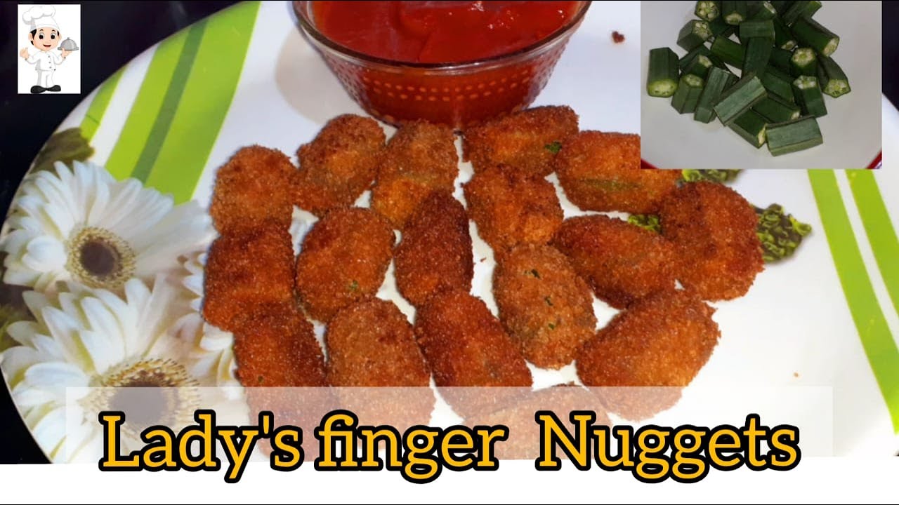 Lady's Finger Nuggets/Vendakkai nuggets/vegetable nuggets in tamil/kids ...