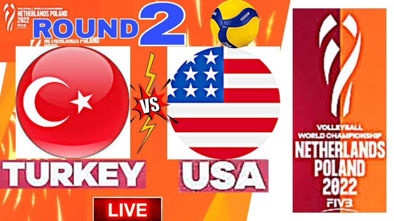 VOLLEYBALL WORLD CHAMPIONSHIP: TURKEY vs USA (Livescore) - YouTube