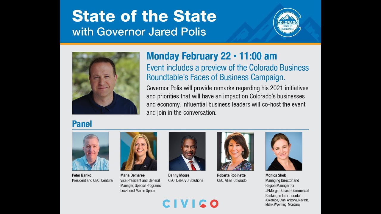 2021 State of the State with Governor Jared Polis - YouTube