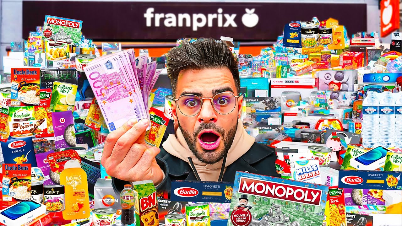 J'ai Tout Acheté dans 2 Supermarchés ! - YouTube