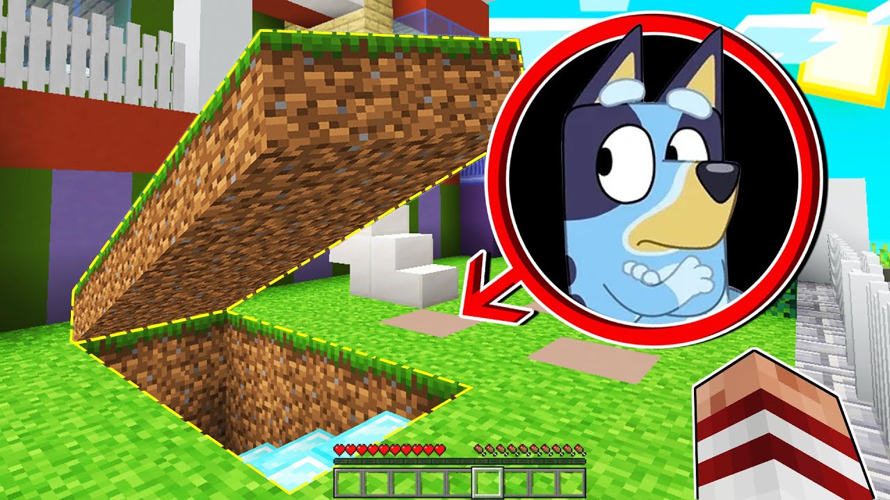 DESCUBRO EL SECRETO DE BLUEY EN MINECRAFT - YouTube