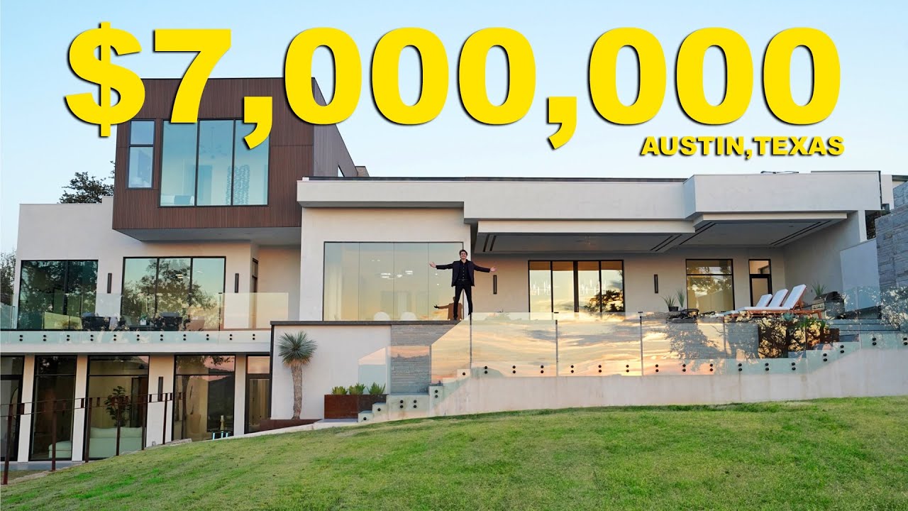 Inside a $7,000,000 ULTRA LUXURY MANSION in Austin, Texas Westlake ...