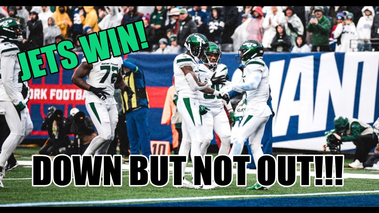 The Jets Win an Ugly One, Giants Fans Cry - YouTube