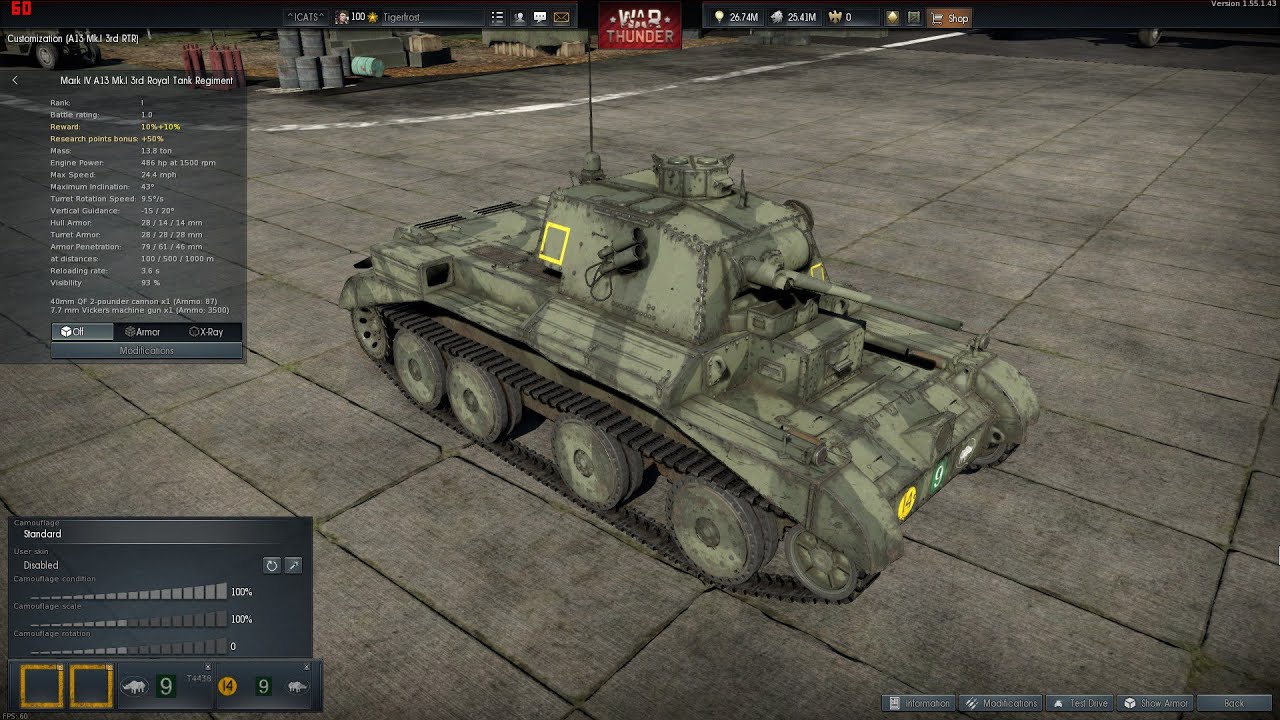 War Thunder - Got The A13 Mk.I 3rd RTR (Thought I Was Getting A ...
