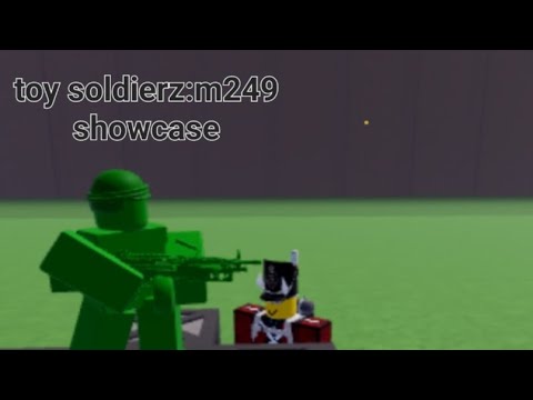 roblox toy soldierz:m249 showcase - YouTube