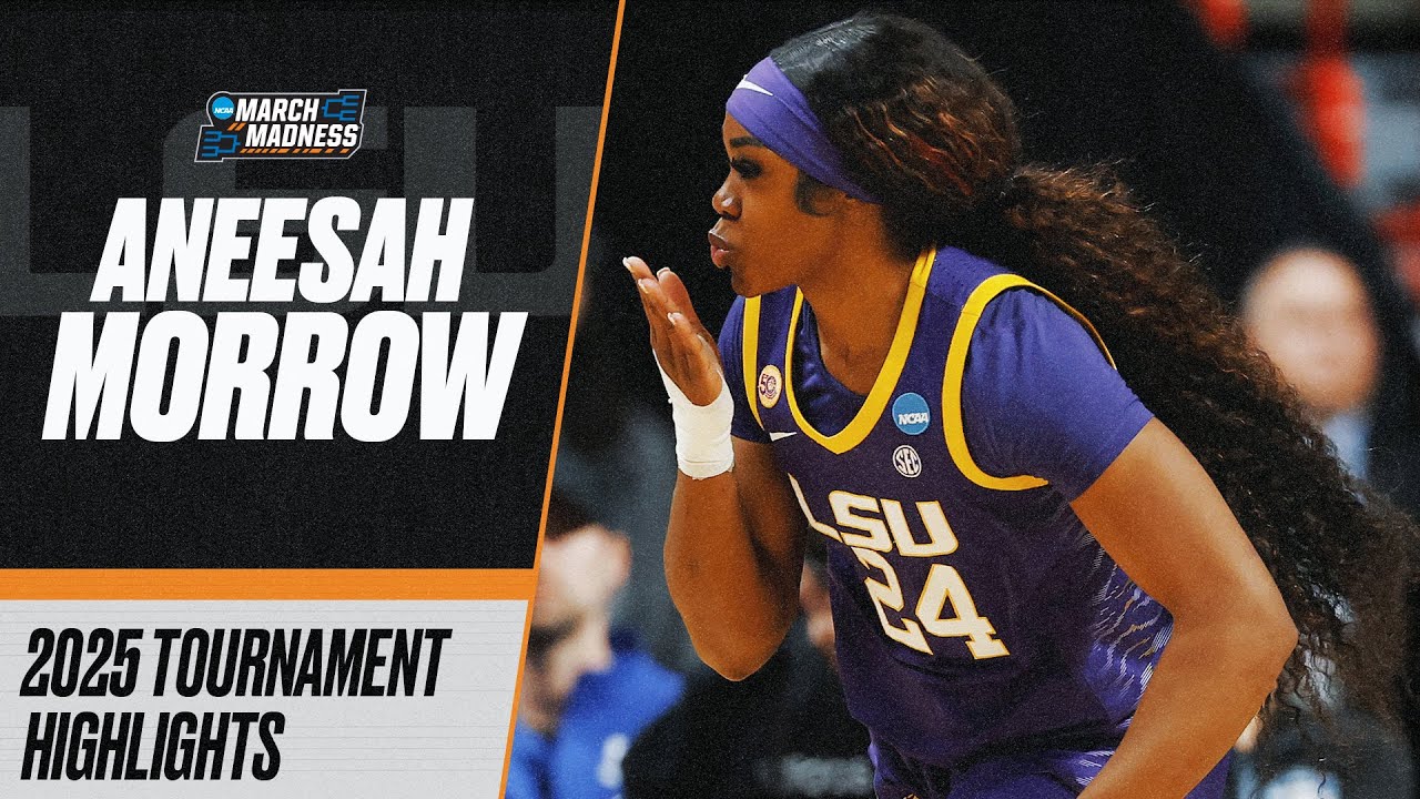 Aneesah Morrow 2025 NCAA tournament highlights - YouTube