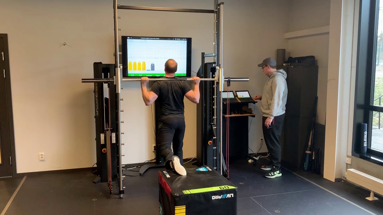 1080 Quantum Isokinetic Single Leg Squat - Unilateral with Smith Machine - YouTube