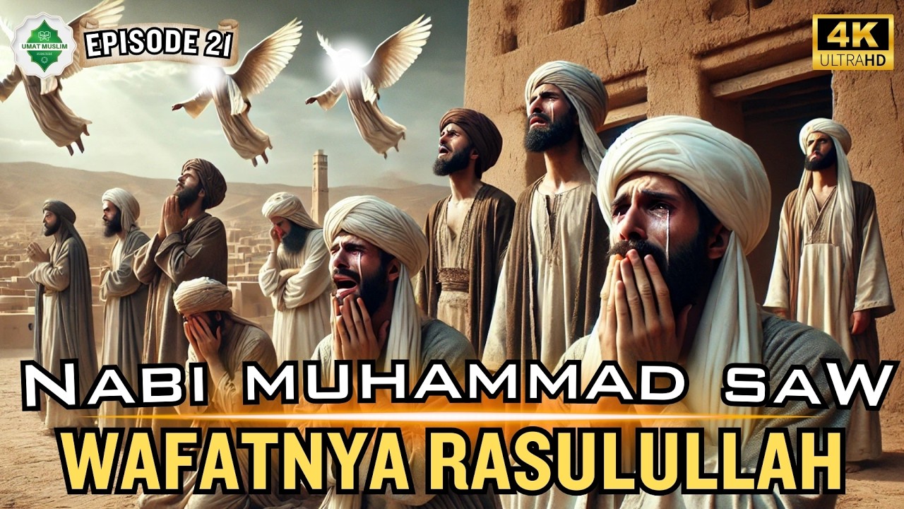 [TAMAT Epd 21] Kisah Nabi Muhammad SAW‼️ Wafatnya Rasulullah Yang ...