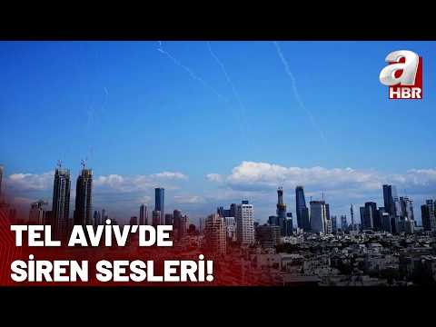 İran füzeleri ateşledi, İsrail alarma geçti! Neler oluyor? | A Haber