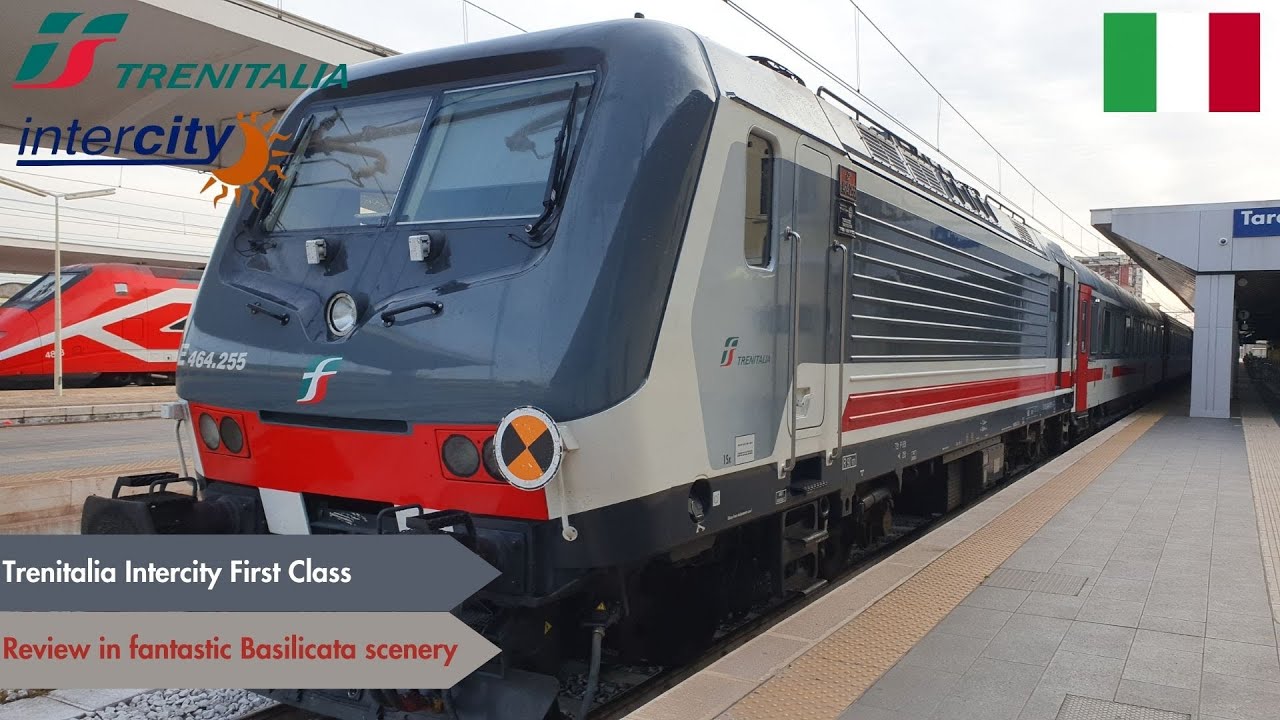 Trenitalia INTERCITY's FIRST CLASS from Taranto to Naples with epic ...