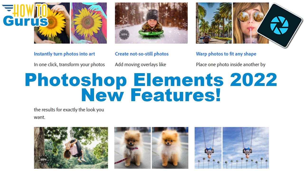 New Features in Adobe Photoshop Elements 2022 - YouTube