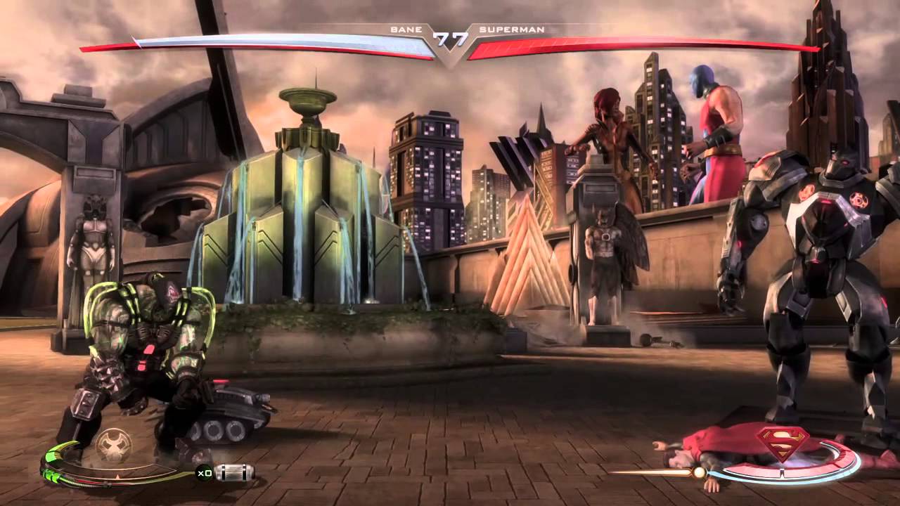 Injustice: Gods Among Us Superman vs Bane - YouTube