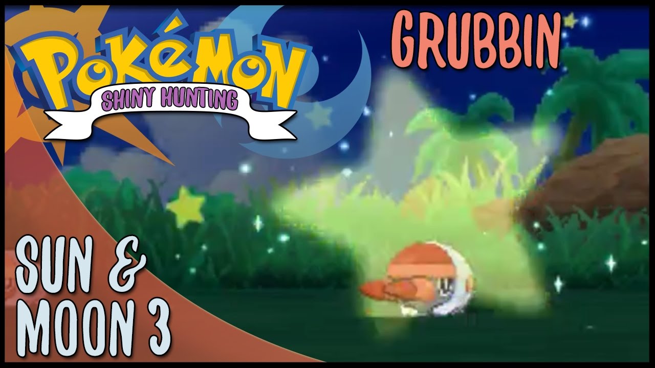 LIVE Sun & Moon Shiny Hunting 3: Shiny Grubbin, Only 77 SOS Encounters ...